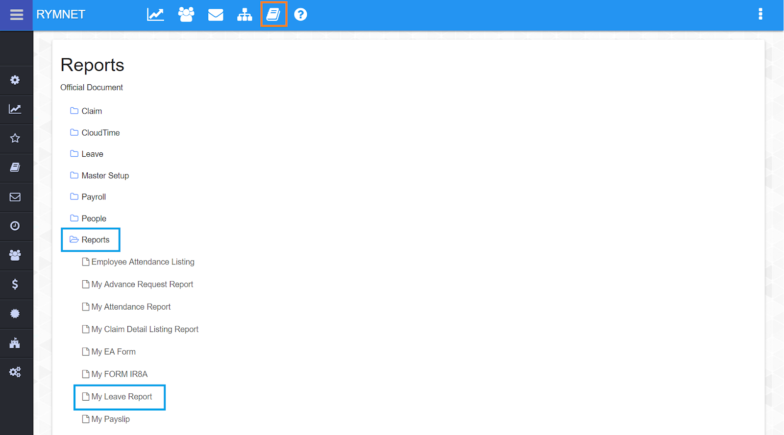 Rymnet Guide - Leave Application